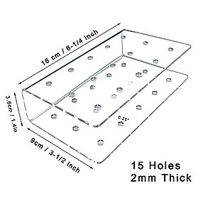 DGQ Cake Pop Holder 2 Pack Acrylic Lollipop Holder 15 Hole Clear Acrylic Cake Pop Stand Display for Weddings Baby Showers Birthday Anniversaries Party Christmas Halloween Candy Decorative