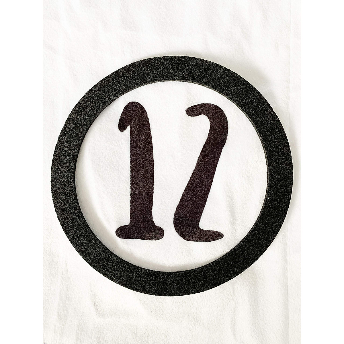 Milestone Marker Set Square Circle Star and Arrow Felt Black…