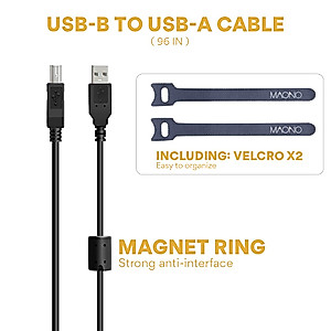 MAONO Podcast Microphone 192KHZ/24BIT AU-PM420 Metal USB Condenser Cardioid PC Mic with Professional Sound Chipset for Gaming, Streaming, YouTube, Voice Over, Studio/Home Recording