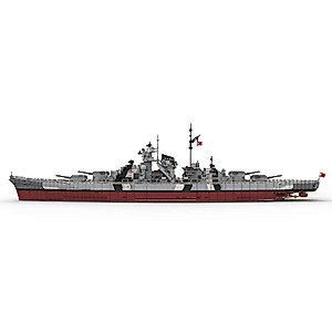 Bismarck Battleship Building Block Bricks Model MOC Toys Gift(7164 PCS)