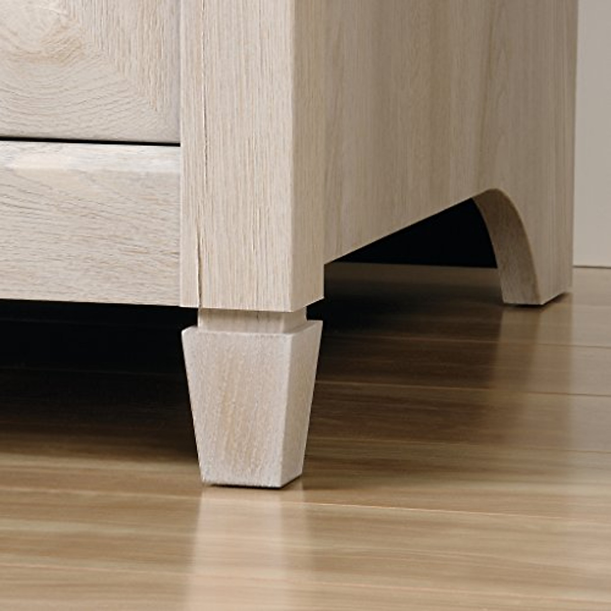 Sauder Edge Water Computer Desk, L: 59.06" x W: 23.23" x H: 29.02", Chalked Chestnut finish