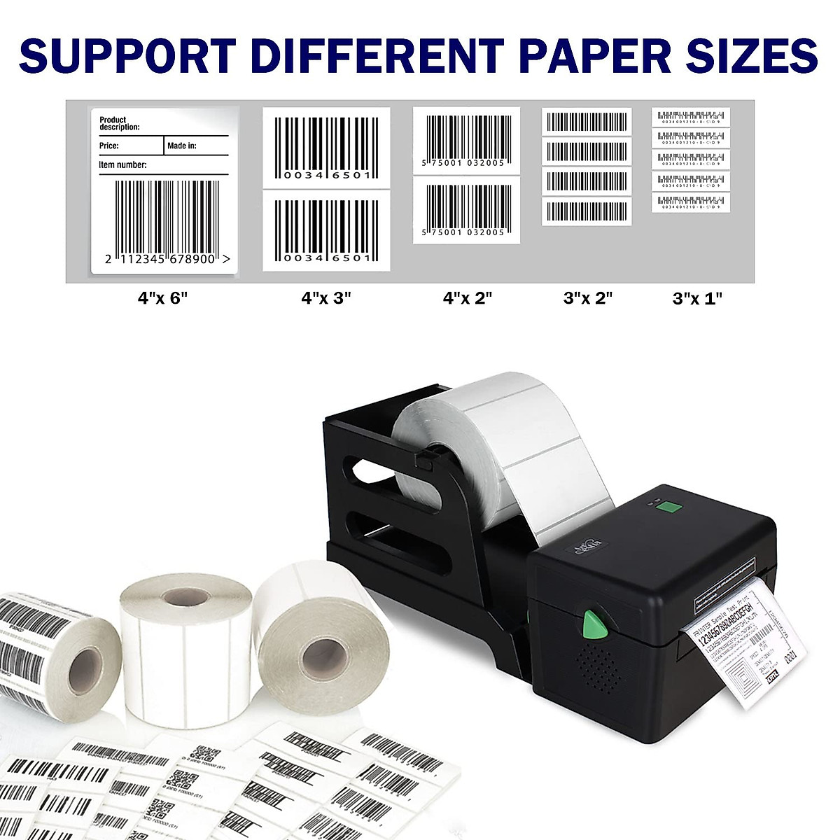 Artestia Thermal Label Printer 4x6 Label Printer for Shipping Packages,Commercial Thermal Label Maker, Compatible with Amazon, Ebay, Etsy, Shopify, FedEx, etc, Support Windows and Mac