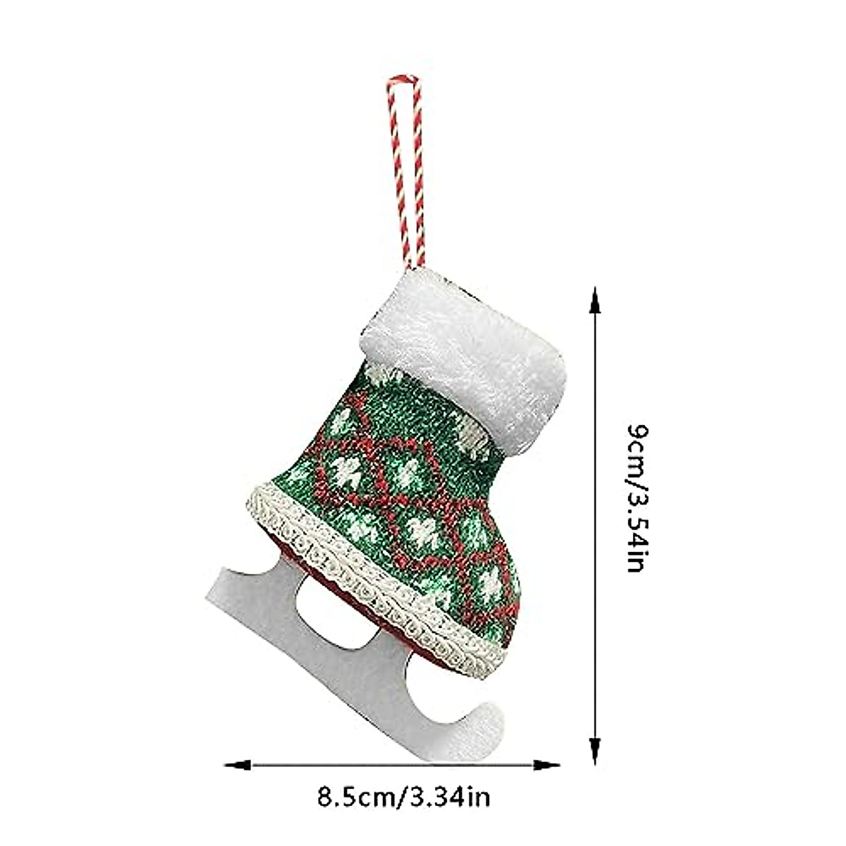 Funny Christmas Tree Mantel Window Decorations Skate Skate Hanging Mantel Hanging Christmas Kids Home Christmas Holiday Party Decor Skate Skate Hanging Christmas Tree Pendant ornaments-238