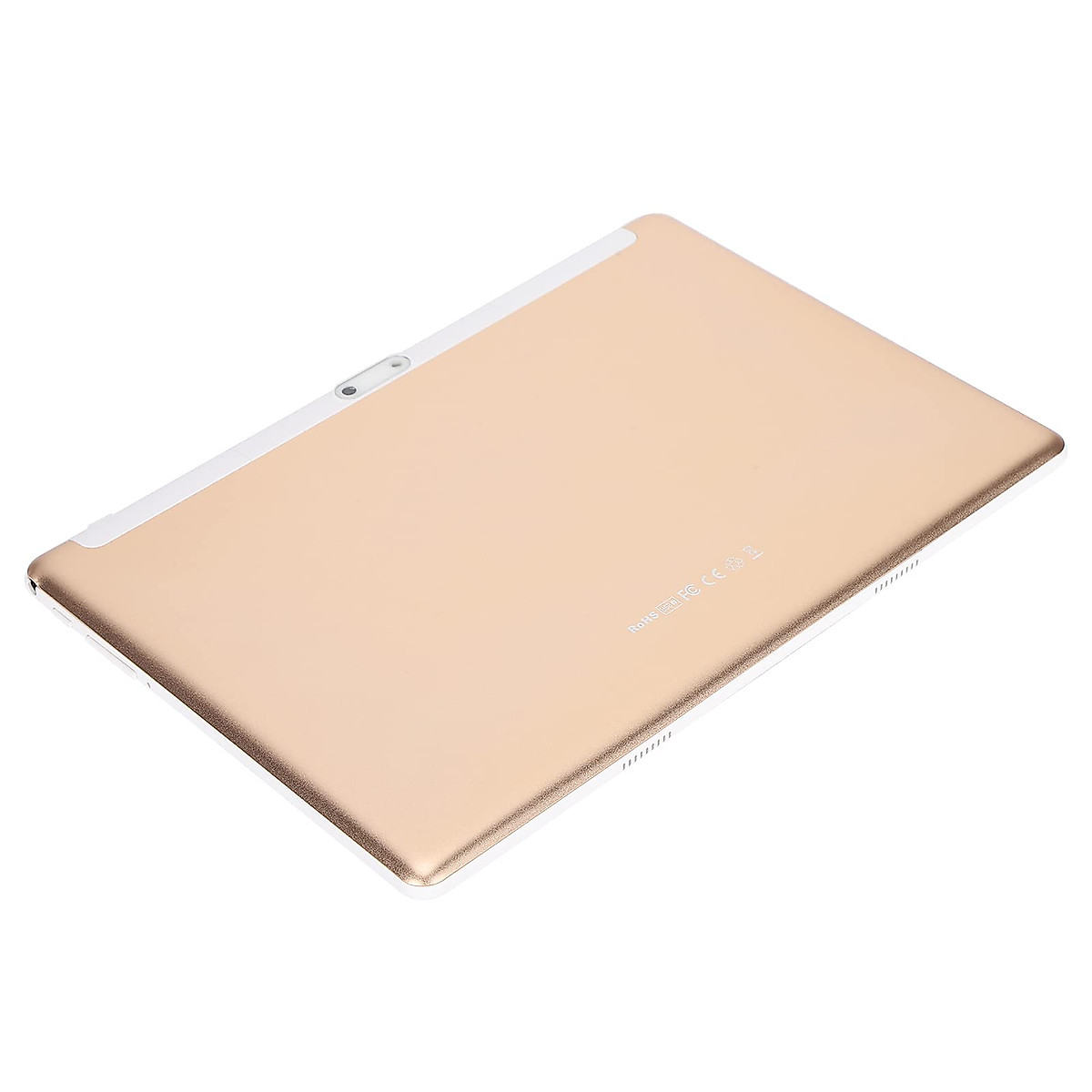 ASHATA 10.1in Tablet PC, Full HD IPS Display, 4G RAM 32G ROM, SC9863 Octa Core CPU LTE Tablet for Study Play Work, Support BT FM SIM Card Phone Function, Golden (US Plug)