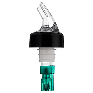 [6 PACK] Measured Liquor Bottle Pourers 0.5 oz (15 mL) - Collared Automatic Measured Bottle Pourer - No Cracks, No Leaks, Bar Spouts, Quick Shot, Spirit, Wine, Bar Cocktail Dispenser
