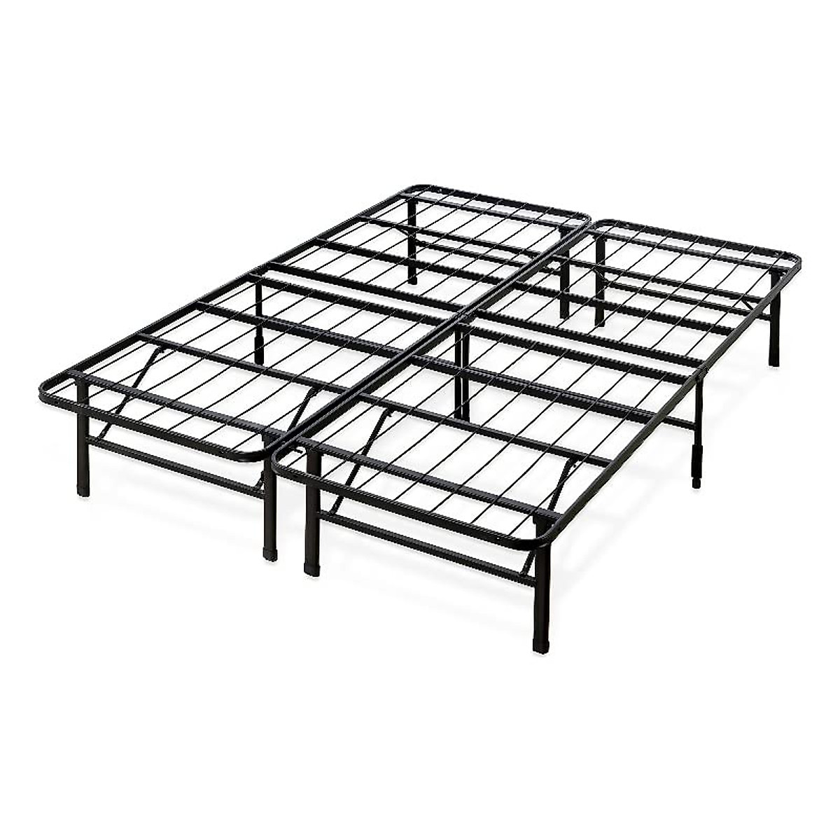 ZINUS SmartBase Tool-Free Assembly Mattress Foundation / 14 Inch Metal Platform Bed Frame / No Box Spring Needed / Sturdy Steel / Underbed Storage, Queen