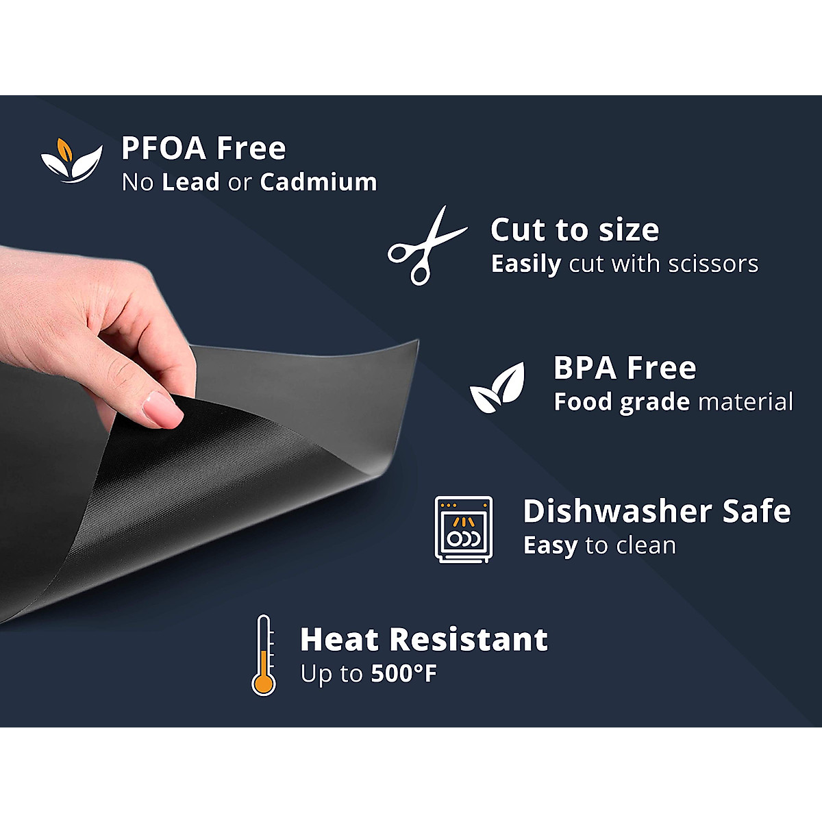 Oven Liners with Oven Rack Shields Bundle - Keep Your Oven Clean and Your Hands Safe from Burns with Non-Stick Heat Resistance Silicone Protectors