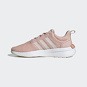 adidas Women's Racer TR21 Running Shoe, Vapour Pink/Chalk White/Black-White Box, 8