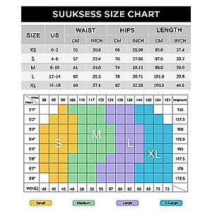 SUUKSESS Women Ribbed Seamless Tummy Control Flare Leggings Bootcut High Waist Workout Yoga Pants 29'' (Black,M)
