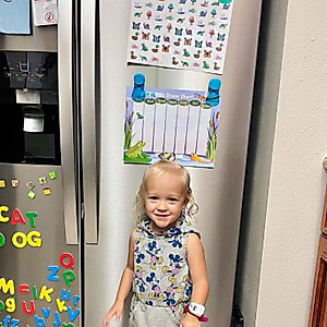 Potty Time:The Original Potty Watch|Water Resistant,Toilet Training Aid,Warranty(30|60|90 Min Auto Timers w/Music & Flashing Lights for Fun & Gentle Reminders)Purple, Pond Sticker Chart & Battery Kit