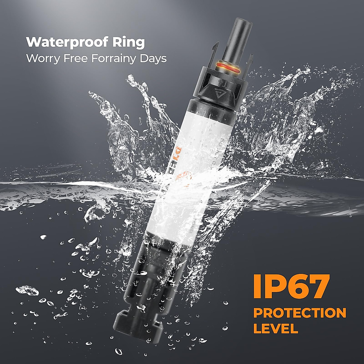 PJERJZN Solar Panel Fuse Solar Fuse 15Amp 1000V Holder Fuse Inline IP67 Solar Panel Fuse with Male and Female Connector PV Fuse for Solar System PV Solar Panels Solar Surge Protection Device 2 Pcs