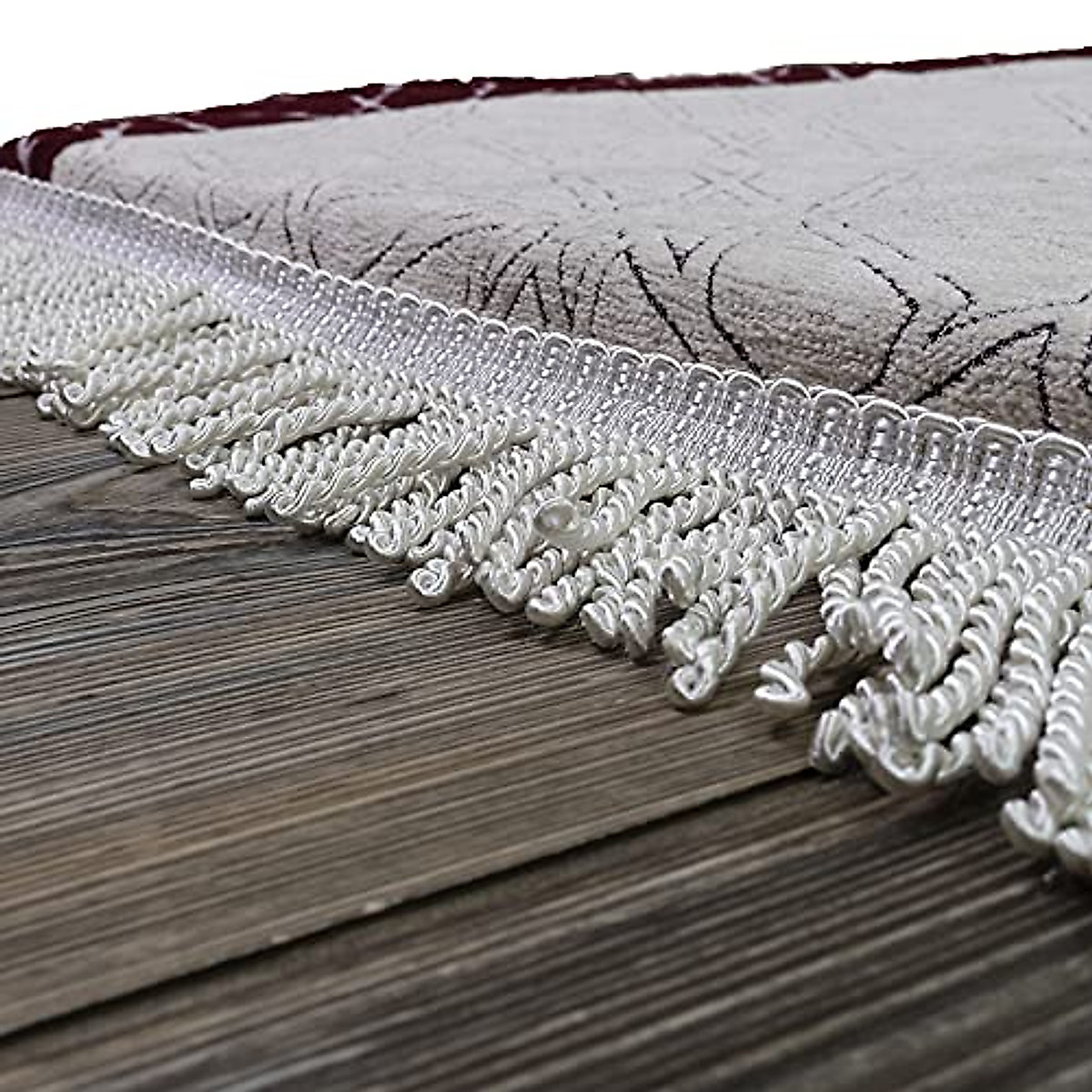 Modefa Turkish Islamic Prayer Rug - Foldable Orthopedic Foam Janamaz - Thick & Comfortable Padded Muslim Praying Mat for Men & Women - Ramadan or Eid Gift - Selcuk Star with Carry Case (Red)