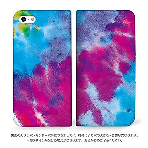 mitas LG V60 ThinQ 5G L-51A Folio Case No Belt, Tie Dye Pattern, Rainbow (481) NB-0100-RA/L-51A