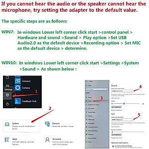 RJ9 to USB Headset Adapter Compatible with Plantronics/Jabra/Wireless DECT Headsets,for Computer/Notebook/Mac/Tablet USB Male to RJ9 Female