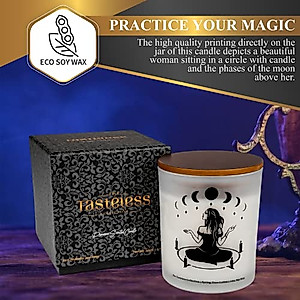 Halloween Candles Witch Decor – Spooky Home Decor Witch Candles, Halloween Witch Decor and Decorations, Witchcraft Decor and Candles, Witch Stuff, Cute Scented Candle