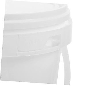 Alipis 2pcs Storage Bucket Containers with Lids Storage Bins Toys Bathtub Plastic Ice Buckets White Storage Bin Plastic Water Bucket White Plastic Water Bucket Liquid Holder Child Pp