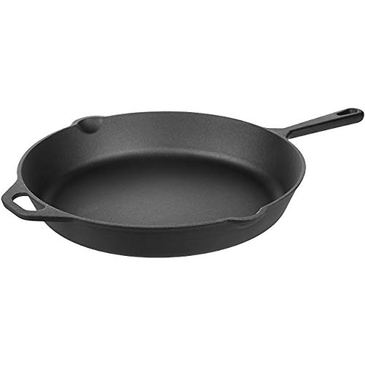 Amazon Basics Pre-Seasoned Cast Iron Skillet, 15-Inch