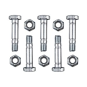 1-1/2" Pins with Nuts Compatible with MTD Two-Stage Snow Blowers/Auger Drive Snowblowers Replacement 710-0890A 710-0890 910-0890A 7100890 9100890 (5)