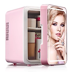 Yabano Small refrigerator-KM-16-Pink