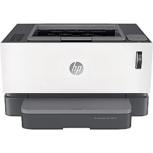 HP Neverstop Laser 1001nw Wireless Monochrome Printer with built-in Ethernet & cartridge-free toner tank, comes with up to 5,000 pages of toner in the box (5HG80A)