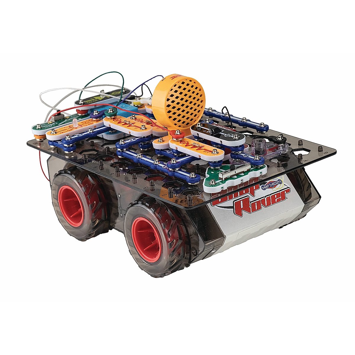 Snap Circuits Code Journey, Build Your Circuit, Code Your Commands, and Drive, Bluetooth Controlled, STEM Building Toy for Ages 8 to 108