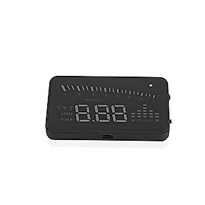 Car Head-Up Windshield Display, Head-Up Display, OBDII HUD Head Up Display Color LED Projector Speed Warning System for Car Trucks