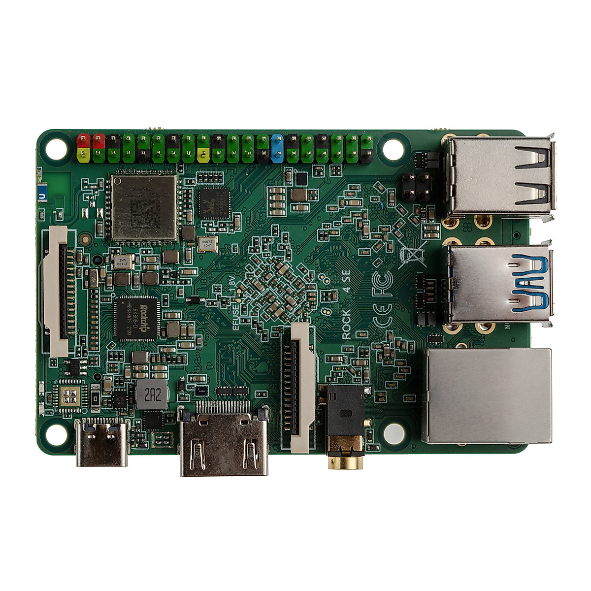 Rock Pi 4 SE Single Board Computer 4GB LPDDR4 RAM Rockchip RK3399-T ARM Cortex-A72 (NS8889316)