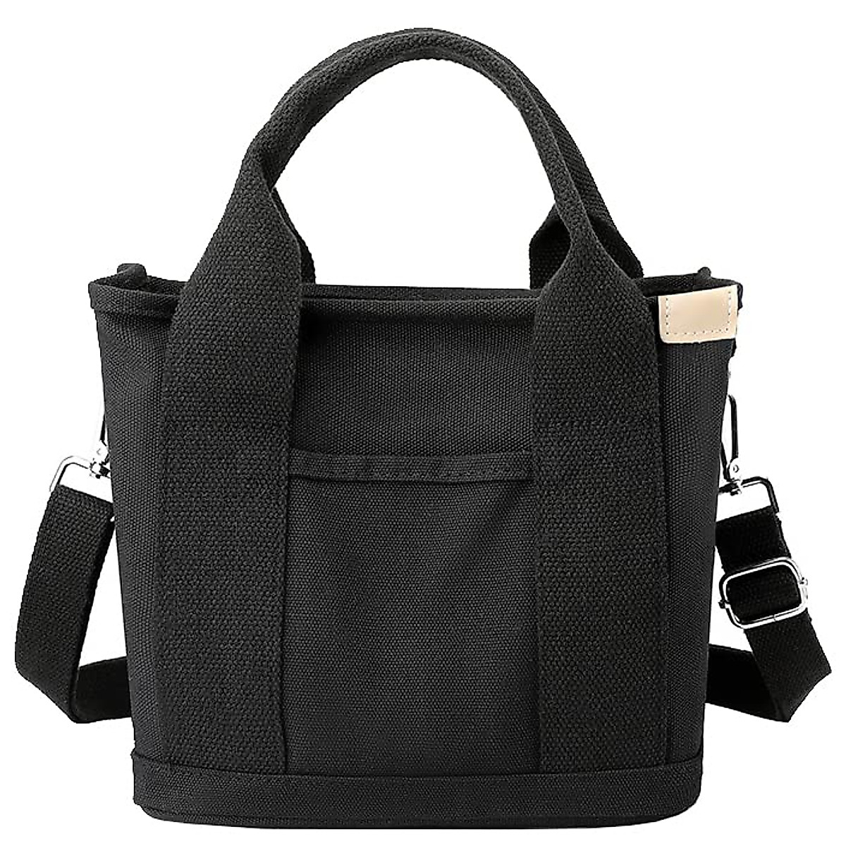 Small Tote Bag with Zipper Tote Bag for Women Canvas Crossbody Bag Shoulder Bag Satchel Hobo Bag Gifts for Women