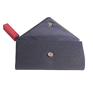 KALAIEN Envelope Clutch Purse Evening Bag for Women Glitter Evening Bag Handbags For Wedding (Black)