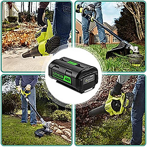 energup 40V 6500mAh Battery for Ryobi 40Volt Battery Ryobi 40V Power Tools OP4015 OP4026 OP40201 OP40261 OP4030 OP4040 OP40401 OP4050 OP4060A RY40200 RY40403 RY40204 for Ryobi 40V Lithium Battery