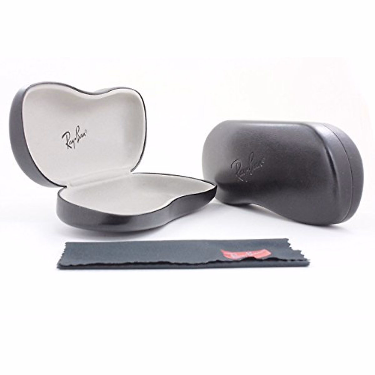 Ray-Ban RX8903 Square Prescription Eyeglass Frames, Black/Demo Lens, 55 mm