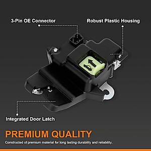 81230-3X010 Trunk Latch Lock Actuator for Hyundai Elantra 2.0 1.8L 2011 2012 2013 2014 2015 2016 Replace Hyundai 812303X010 Tailgate Tail Gate Latch Lock Actuator Motor Rear Door Hatch Lock Assembly