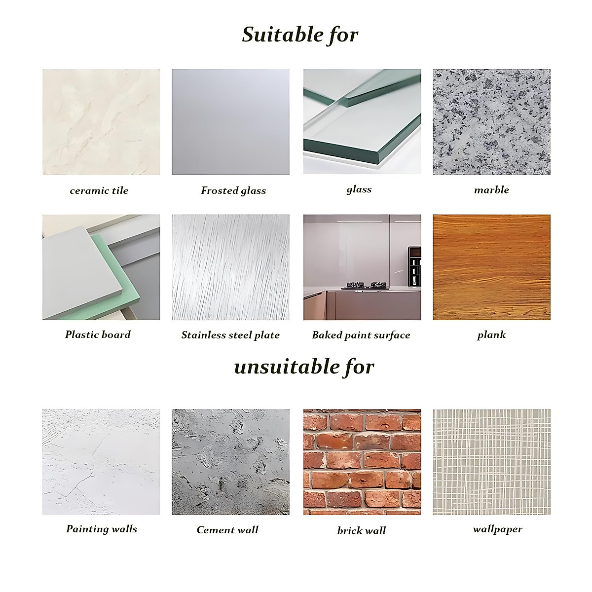 YOFAN 12-Pack Clear Adhesive Suction Sticker for No Drilling Bathroom Shower Shelf Accessories, Super Strong Adhesive Wall Sticker for Shower Caddy and More