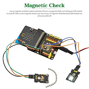 KEYESTUDIO 45 Sensors Starter Kit for BBC Microbit V2.2 V2 V1.5 (Without Micro:bit), Sensor Breakout Board, i2c LCD, OLED Display, 5v Relay with Tutorials 57 Courses Coding for Teens Adults