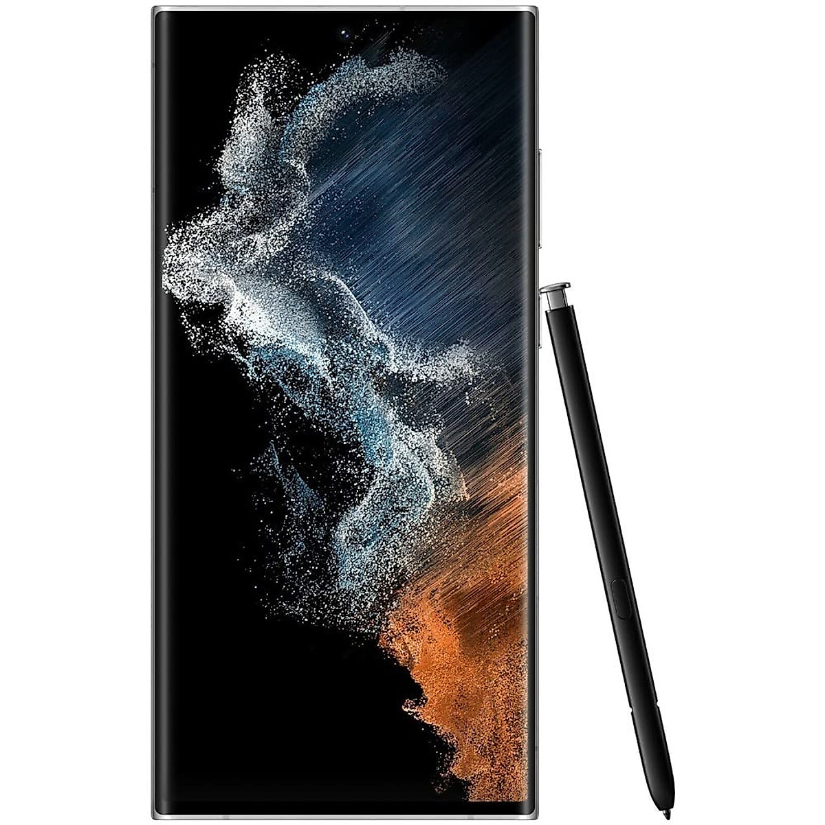 SAMSUNG Galaxy S22 Ultra 5G Factory Unlocked 128GB SM-S908U1 Phantom White (Renewed)