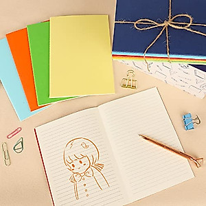 EOOUT 36pcs 12 Colors Journals Notebooks in Bulk, Ruled Lined Journals for Writing, 5.5" X 8.5", 60 Pages, for Kids, Office School Supplies, Gifts