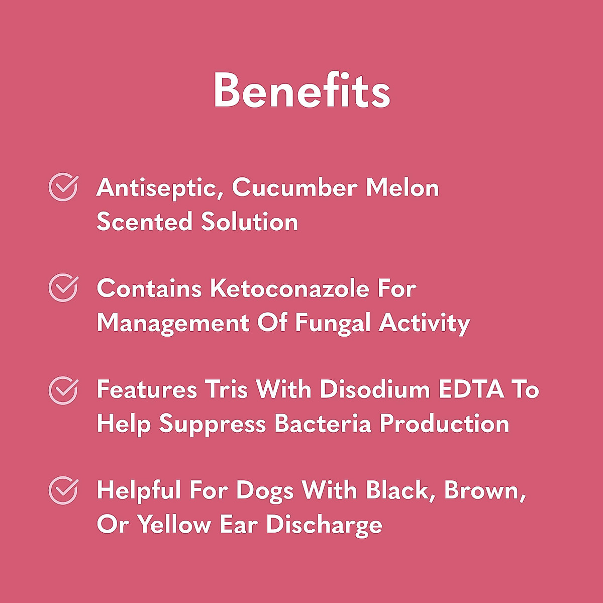 MySimplePetLab Dog Ear Infection Relief I Medicated Tris Flush Dog Ear Cleaner I Infection Treatment with Ketoconazole 12 oz