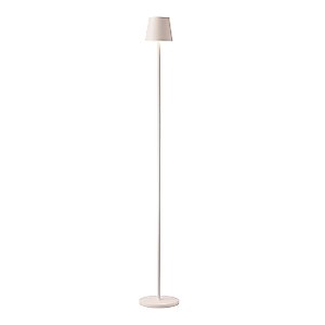 O’Bright Sandy- Cordless LED Floor Lamp for Outdoor/Indoor, Rechargeable, Water Resistant, Dimmable, Carry Light, Adjustable Height Stand Lamp for Patio, Living Room, Bedside, Table Night Lamp, White