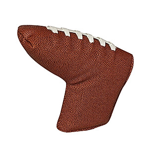 Foretra Football Laces Golf Putter Headcover Quality PU Leather Magnetic Closure for Blade Style Putters Scotty Cameron Odyssey Taylormade Ping