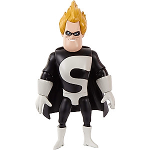 Mattel Disney Pixar The Incredibles Action Figure, Syndrome Collectible Toy in Signature Look, 7.25-inch with Movable Joints