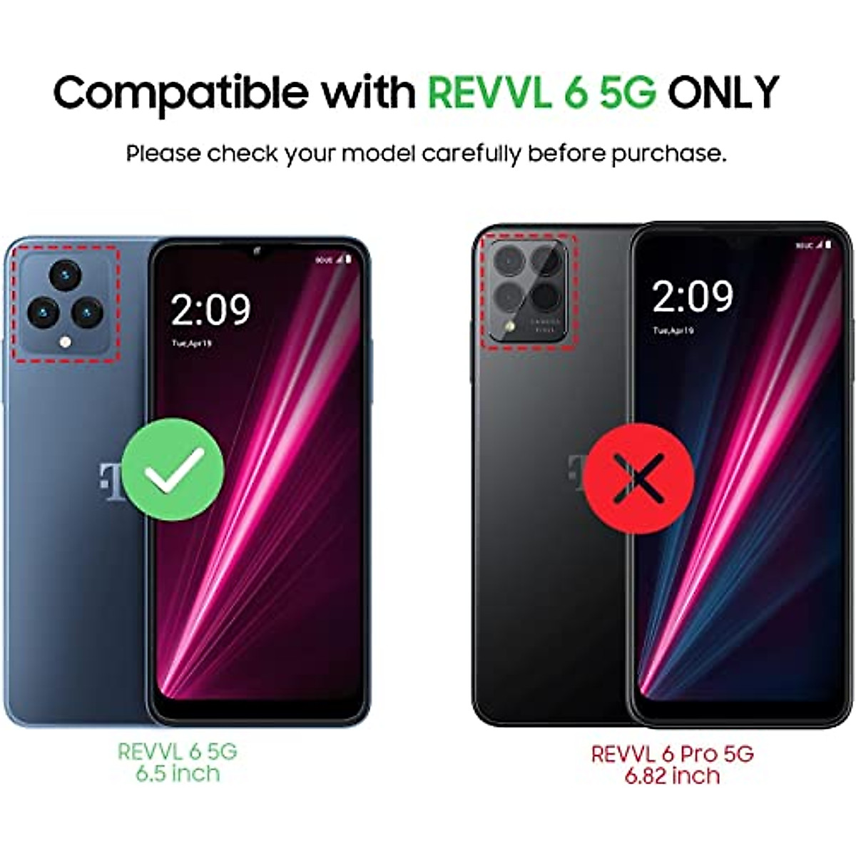 NZND Case for T-Mobile REVVL 6 5G / REVVL 6X 5G with [Built-in Screen Protector], Full-Body Shockproof Protective Rugged Bumper Cover, Impact Resist Durable Phone Case (Marble Design Sapphire)