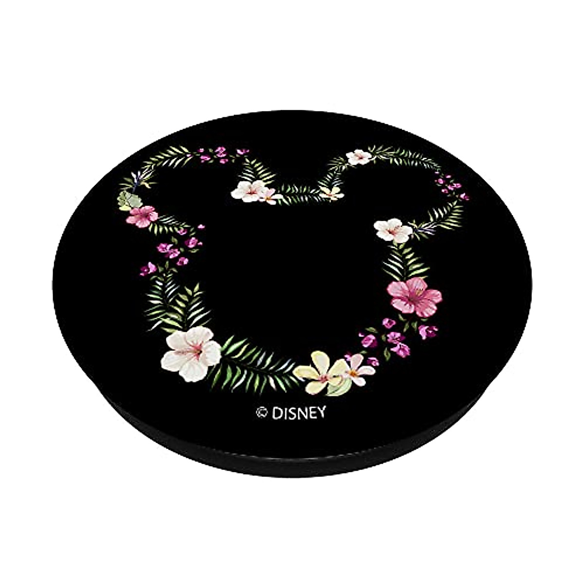 Disney Mickey & Friends Mickey Hawaiian Floral Outline Ears PopSockets Swappable PopGrip