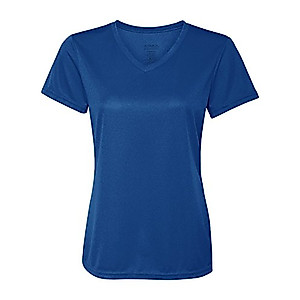 Augusta Sportswear Youth Nexgen Wicking Wicking Tee Shirt, Royal, Medium