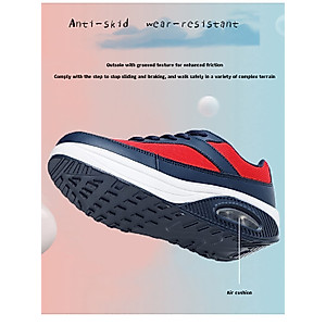 pearlzone Women's Comfort Light Weight Mesh Non Slip Work Shoes,Breathe MeshShoes Fashion Sneakers for Women (5.5,Black)