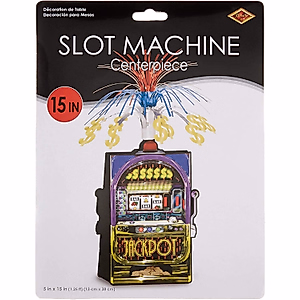 Slot Machine Centerpiece Party Accessory (1 count) (1/Pkg)