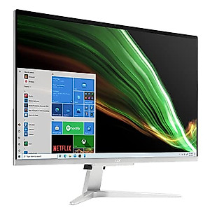 Acer Aspire C27-1655-UA91 AIO Desktop | 27" Full HD IPS Display | 11th Gen Intel Core i5-1135G7 | Intel Iris Xe Graphics | 12GB DDR4 | 512GB NVMe M.2 SSD | Intel Wireless Wi-Fi 6 | Windows 10 Home
