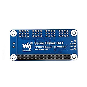 waveshare 4-DOF Metal Robot Arm Kit for Raspberry Pi Zero/Zero W/Zero WH/2B/3B/3B+ with Large Torque Force Smooth Moving and WiFi Remote Control…