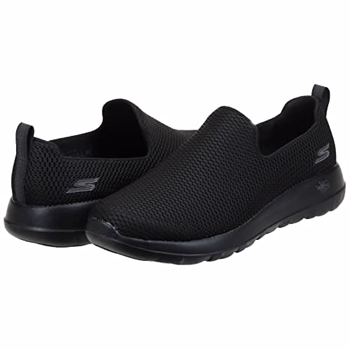 Skechers mens Go Max-athletic Air Mesh Slip on Walking Shoe, Black, 14 X-Wide US
