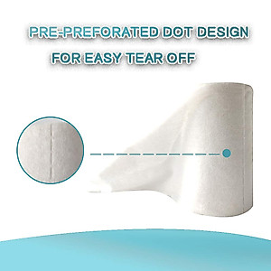 LVBB 100% Bamboo Biodegradable Rayon Cloth Diaper Liners Disposable, Gentle and Soft Bamboo Diaper Liners, Fragance Free and Chlorine Free Disposable Diaper Liners,White,100 Count/Roll (Pack of 4)