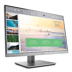 HP EliteDisplay E233 23-Inch Screen LED-Lit Monitor Silver (1FH46AA#ABA) (Renewed)